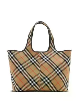 Burberry Medium Check Tote Bag