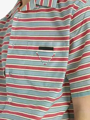 Prada Striped Bowling Shirt