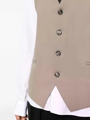 AMI Paris Virgin Wool Waistcoat