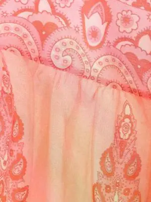 Etro Paisley-print Mini Dress - Pink