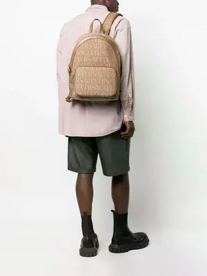 Versace Logo-print Backpack