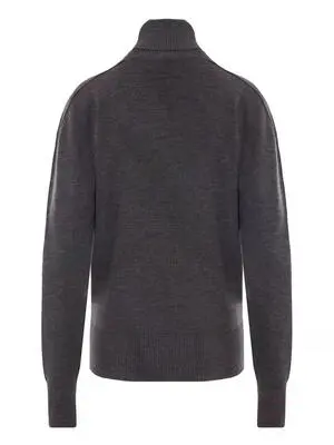 Burberry Wool Roll Neck Jumper - Grey