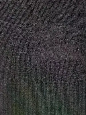 Burberry Wool Roll Neck Jumper - Grey