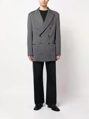 Random Identities Double-breasted Houndstooth Coat