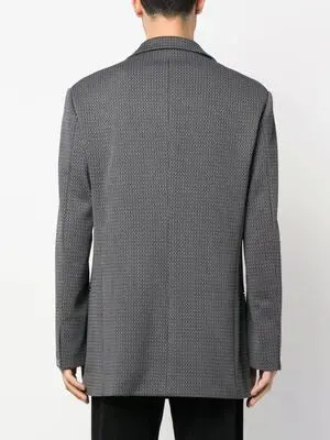 Random Identities Double-breasted Houndstooth Coat