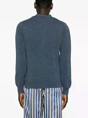 Play Comme Des Garcon Heart-patch Wool Cardigan