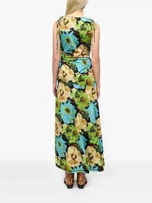 GANNI Floral-print Dress