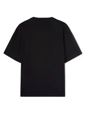 Palm Angels Printed Cotton T-shirt - Black