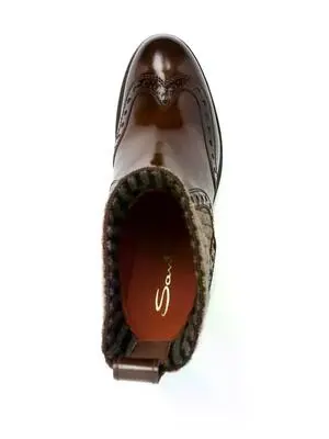 Santoni Sock-style Ankle Boots