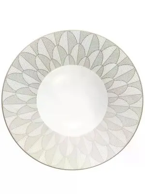 Christofle Large Malmaison Impériale Rim Plate - Black