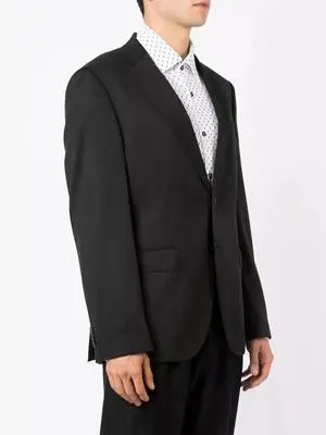 BOSS Single-breasted Fitted Blazer - Black