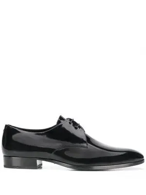 Saint Laurent Varnished Leather Derby Shoes