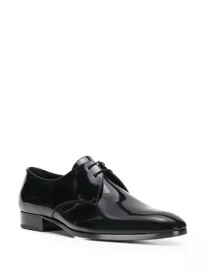 Saint Laurent Varnished Leather Derby Shoes