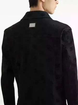 Dolce & Gabbana Jacquard-logo Denim Jacket
