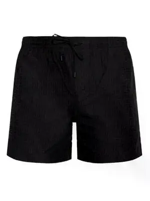 Balmain Labyrinth Printed Swim Shorts - Black