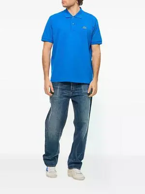 Lacoste Logo-appliqué Polo Shirt - Blue