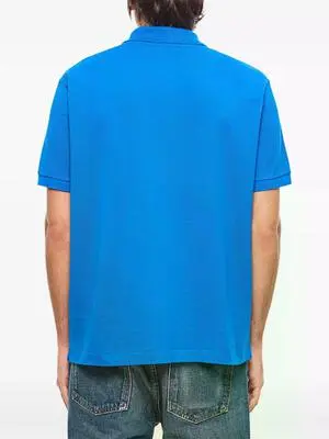 Lacoste Logo-appliqué Polo Shirt - Blue