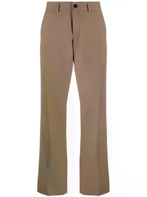 Closed Straight-leg Mid-rise Trousers