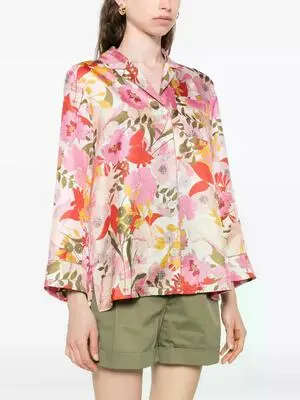 Max Mara Floral Print Shirt