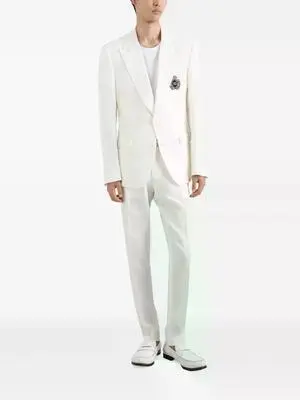 Dolce & Gabbana Logo-embroidered Blazer