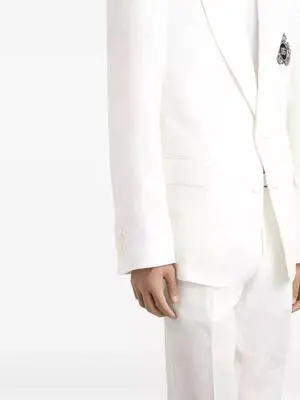 Dolce & Gabbana Logo-embroidered Blazer