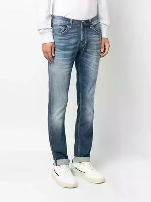 DONDUP Low-rise Straight-leg Jeans - Blue