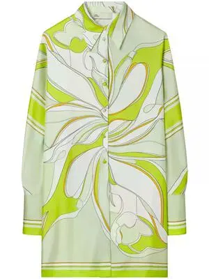 Tory Burch Floral-print Silk Shirt