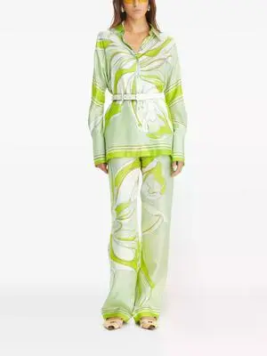 Tory Burch Floral-print Silk Shirt