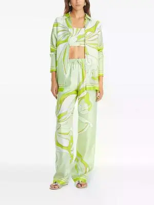 Tory Burch Floral-print Silk Shirt
