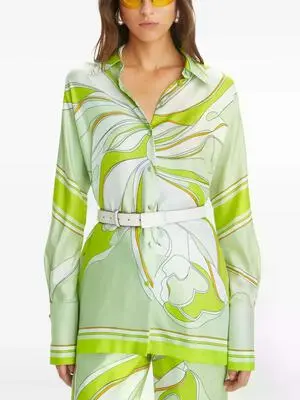 Tory Burch Floral-print Silk Shirt