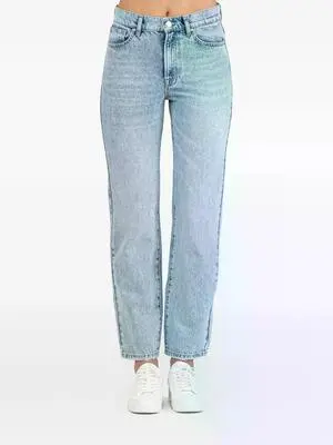 Ag Logo-patch Straight Leg Jeans
