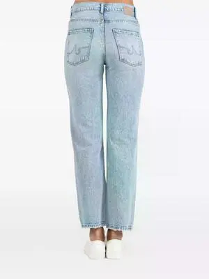 Ag Logo-patch Straight Leg Jeans
