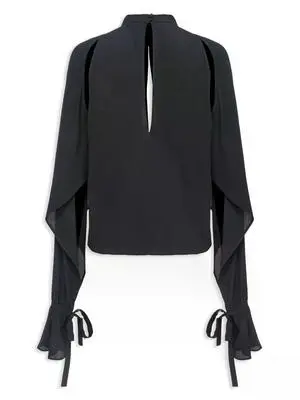 Pinko Cut-out Long-sleeve Blouse