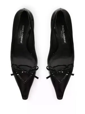 Dolce & Gabbana Dna Ribbon-tie Leather Pumps
