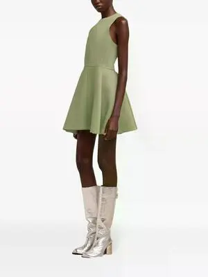 AMI Paris Virgin Wool Skater Mini Dress