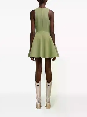 AMI Paris Virgin Wool Skater Mini Dress