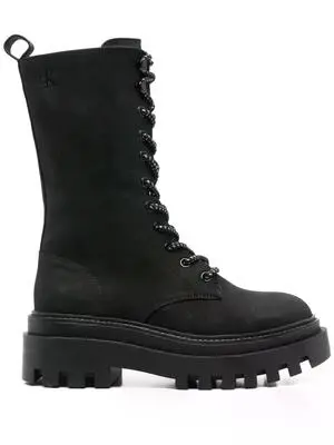 Calvin Klein Lace Up Boots For Women