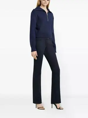 COURREGES Quarter Zip Jumper - Blue