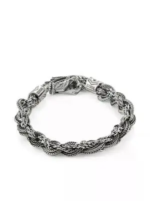 Emanuele Bicocchi Medium Round Braid Bracelet - Silver