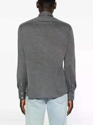 Brunello Cucinelli Mélange Jersey Shirt - Grey