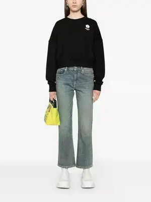 Kenzo Bara Flared Cropped Jeans