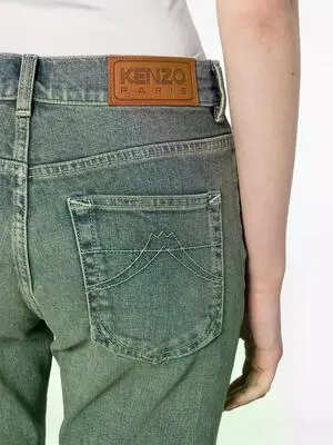 Kenzo Bara Flared Cropped Jeans
