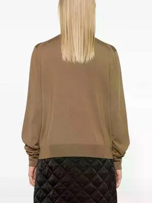 Khaite V-neck Long Sleeve Sweater