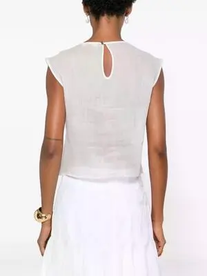 SLOWEAR Floral-appliqué Blouse