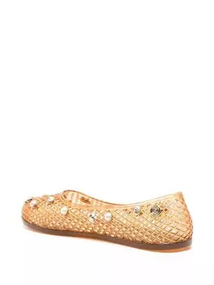 ANCIENT GREEK SANDALS Iro Ballet Flats - Brown