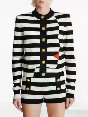 Balmain Face Mariniere Cardigan