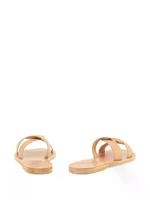 ANCIENT GREEK SANDALS Desmos Leather Sandals - Neutrals
