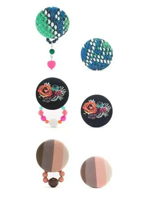 AMIR SLAMA Earring Set - Multicolour