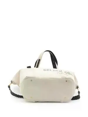 GOLDEN GOOSE Logo Shopping Bag - Neutrals