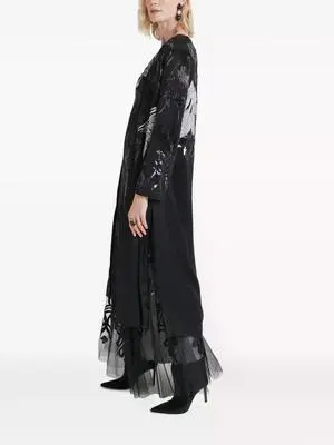 TEMPERLEY LONDON Inez Embellished Coat - Black
